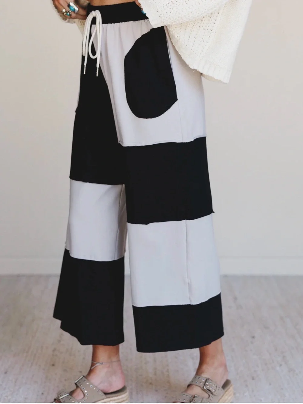 Three Bird Nest | Pants & Jumpsuits | Three Bird Nest Black Silver ...